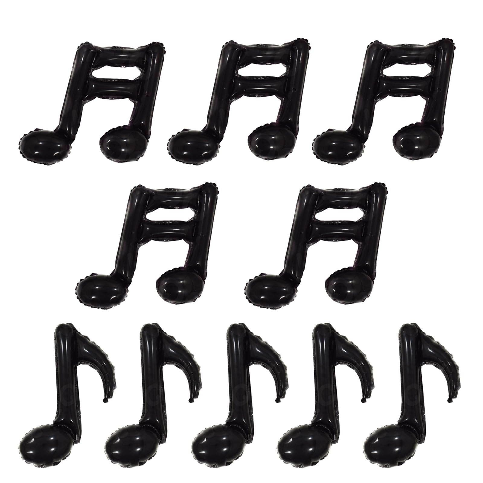 10PCS Music Note Balloons Black Foil Aluminum Balloon Birthday Party ...