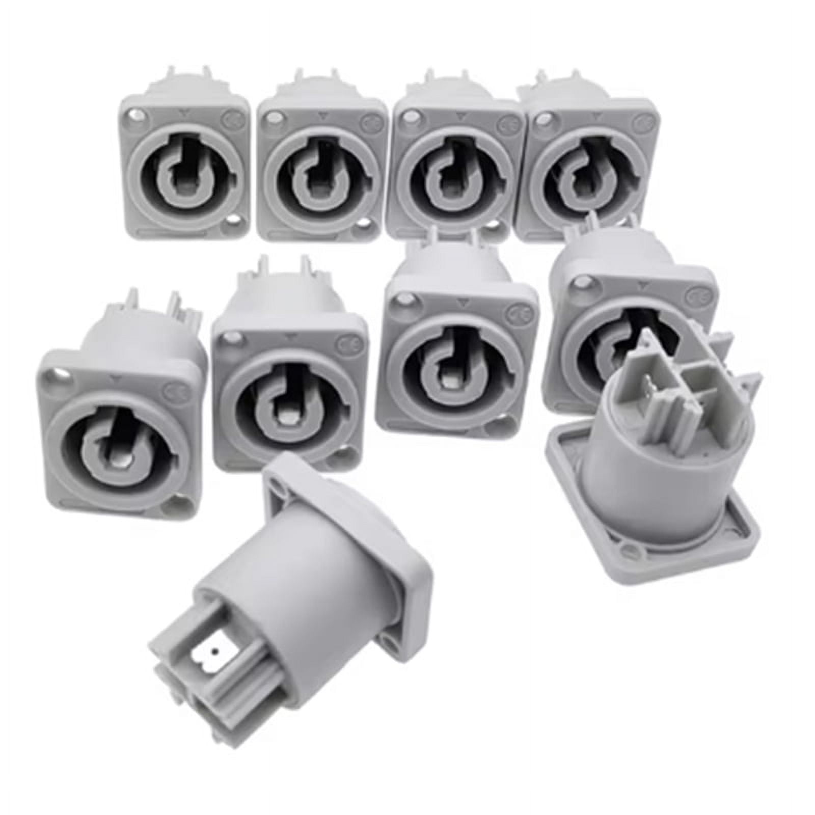 10PCS NAC3MPA-1 NAC3MPB-1 Power Speaker Panel Socket Gray-White Power ...