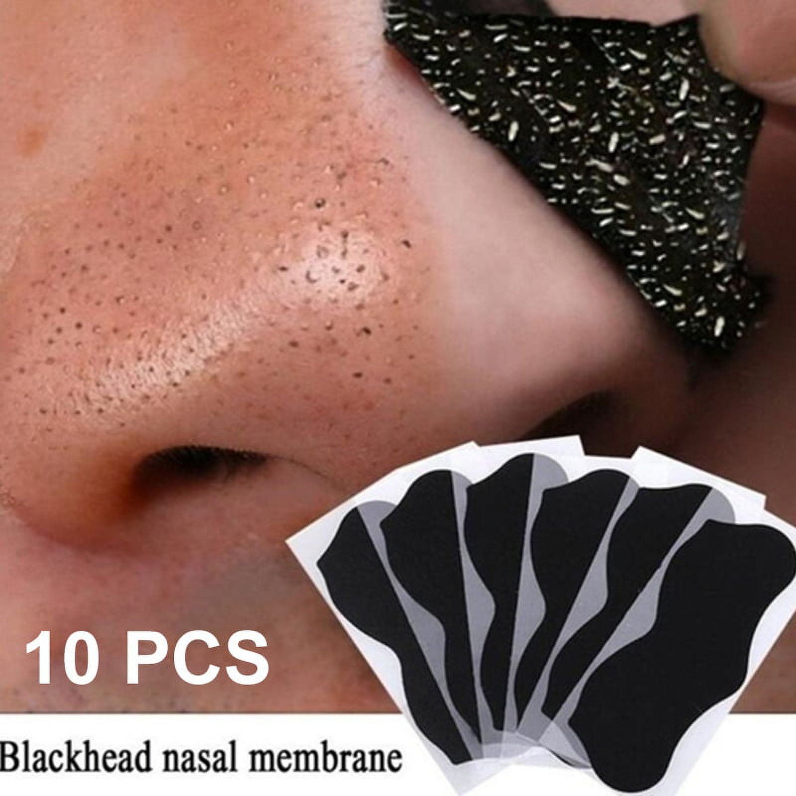 10PCS Nose Blackhead Remover Mask Deep Cleaning Shrink Pore Acne ...