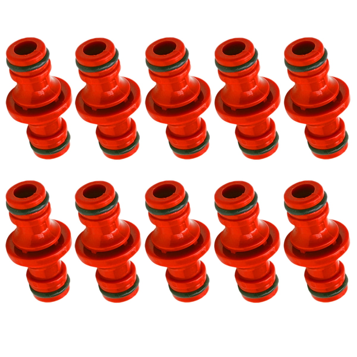 10PCS Nozzle Double Hose Connector Hose connectors Hose Nozzle Water ...