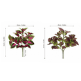 10PCS-One Set Artificial Perilla Leaves, Faux Plastic Greenery ...