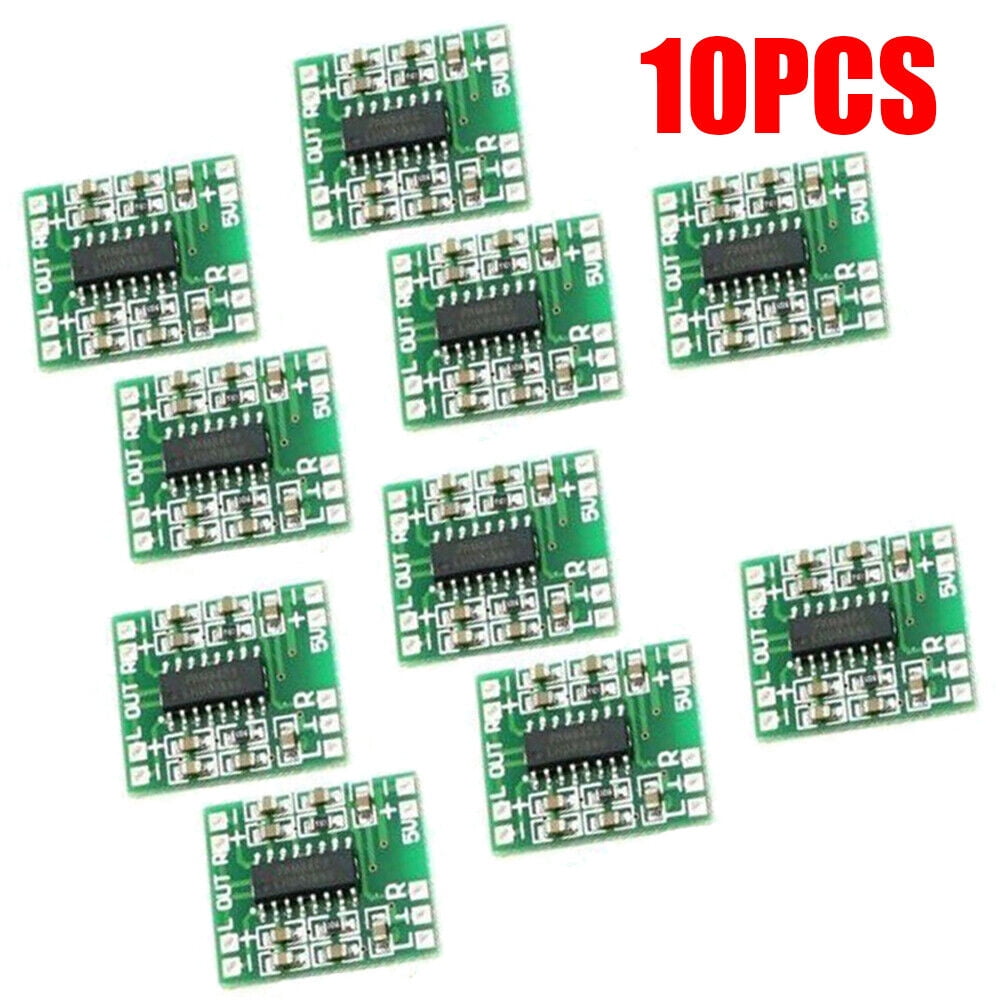 10PCS PAM8403 Mini 2 Channel Stereo 3W Class D Audio Power Amplifier ...