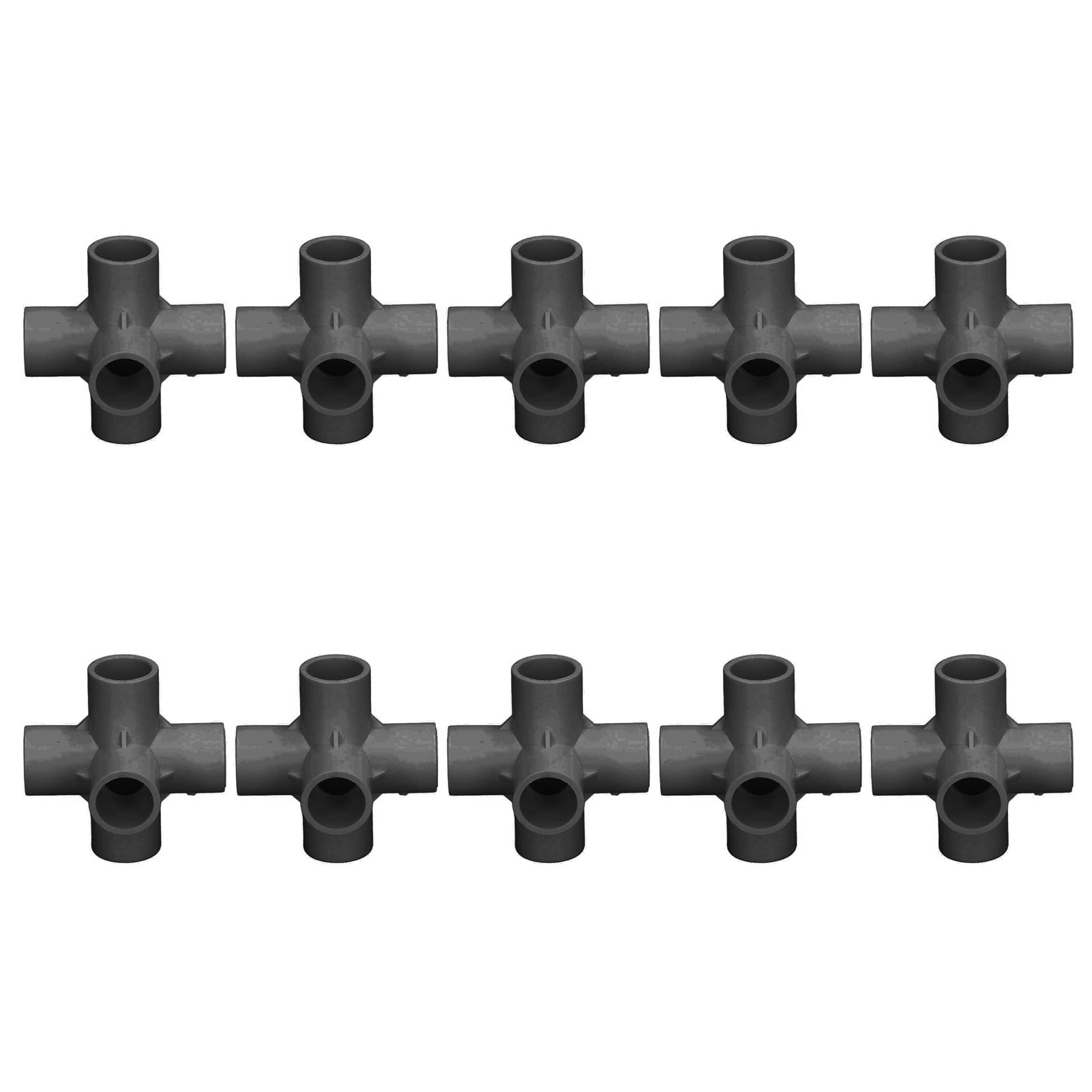 10PCS PVC Plastic Pipe Connector 6 Way Pipe Corner Elbow Fittings 25mm ...