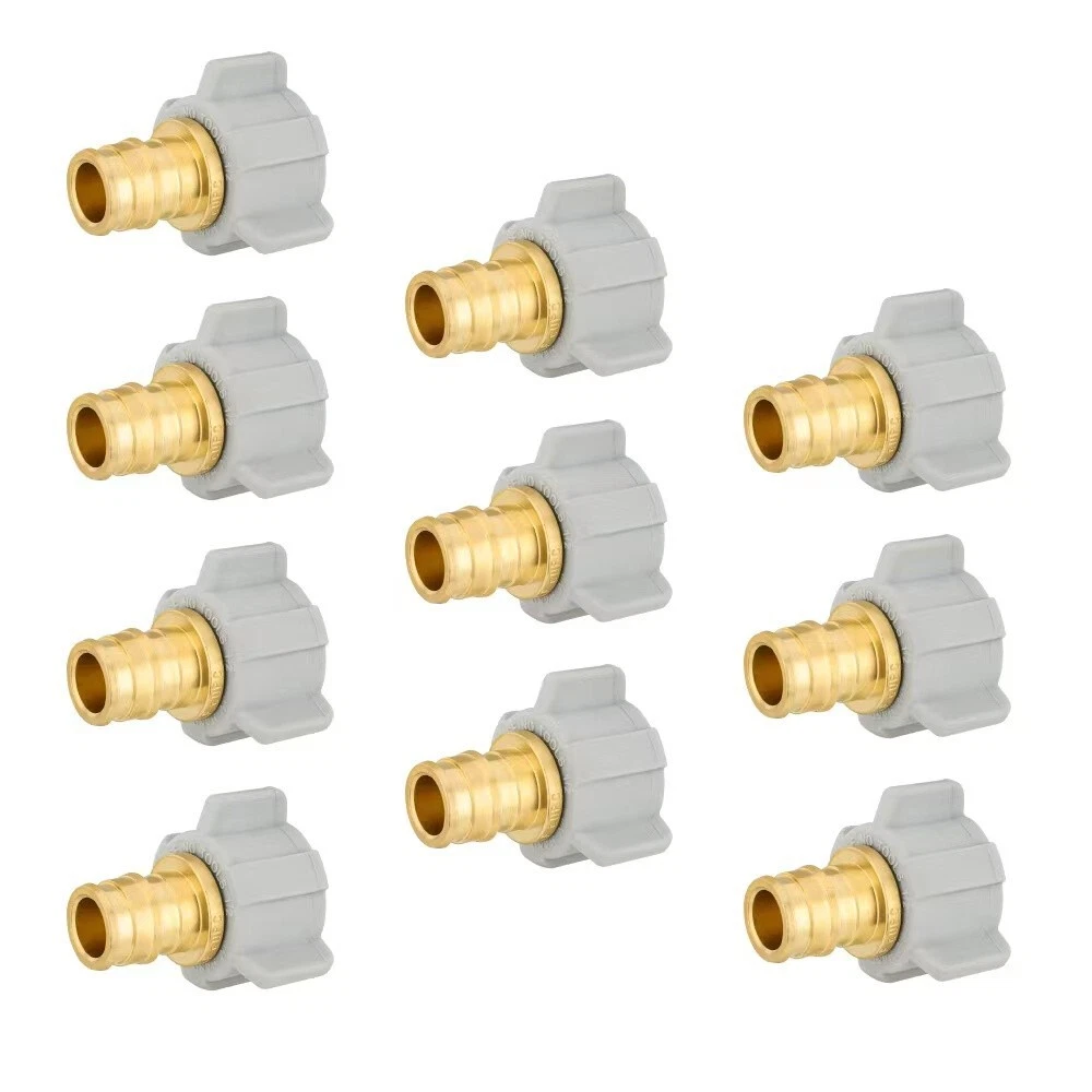10PCS Pex A Expansion 1/2"x1/2" Female NPT Swivel Adapters, Lead Free - Walmart.com