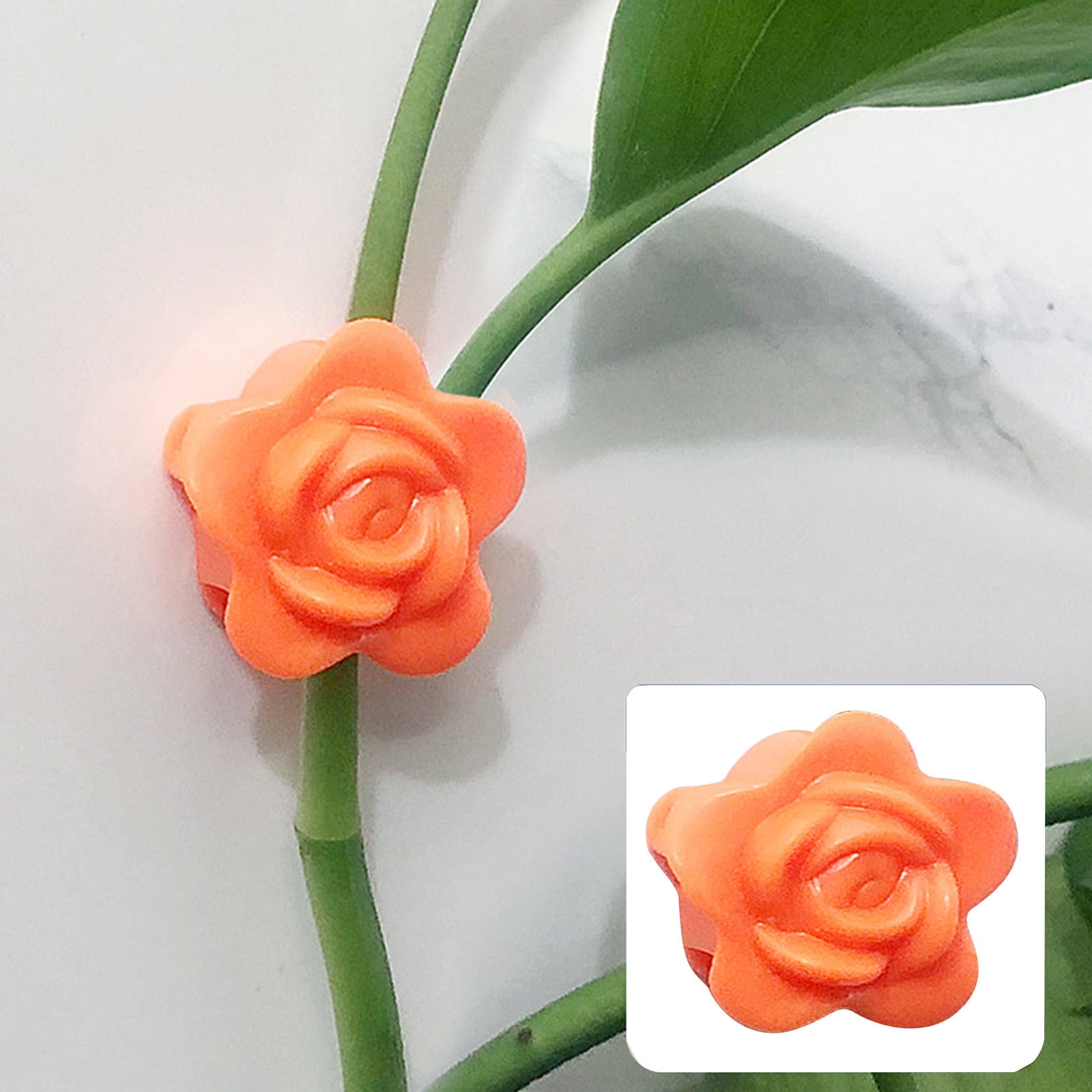 10PCS Plant Climbing Wall Fixture Clips Self-Adhesive Plant Fixer Rose ...