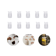 10PCS Plastic Flask with Spout, Liquor Drink Pouches for Adults ...