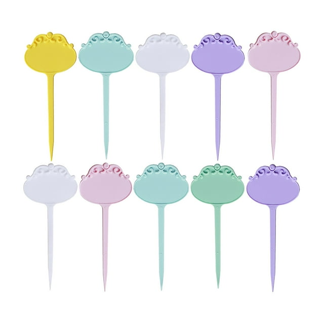 10PCS Plastic Garden Label Plates with Frosted Surface for Writing ...