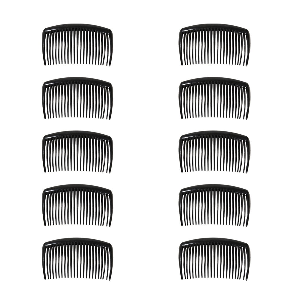 10PCS Plastic Hair Combs Women Updo Combs Detangling Wide Teeth Hair ...