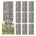 10PCS Plastic Plant and Tree Trunk Protectors, Resizable Tree Guard ...