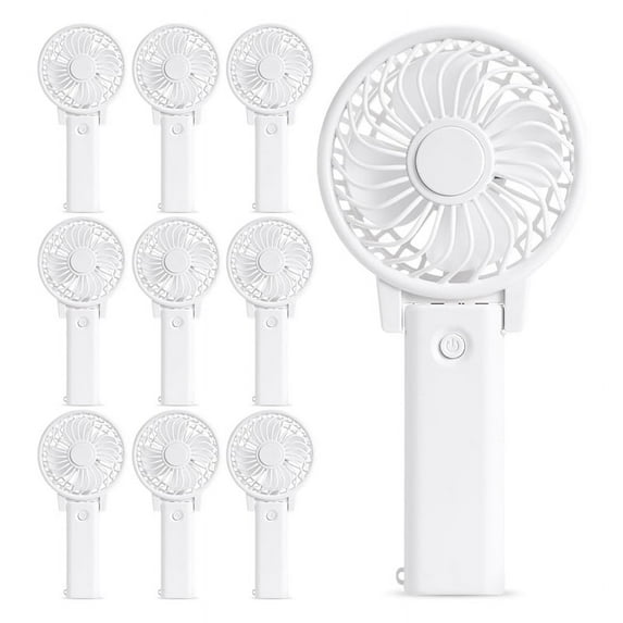 10PCS Portable Handheld Fan Wedding Fan Personal Fan Small Hand Fan ...