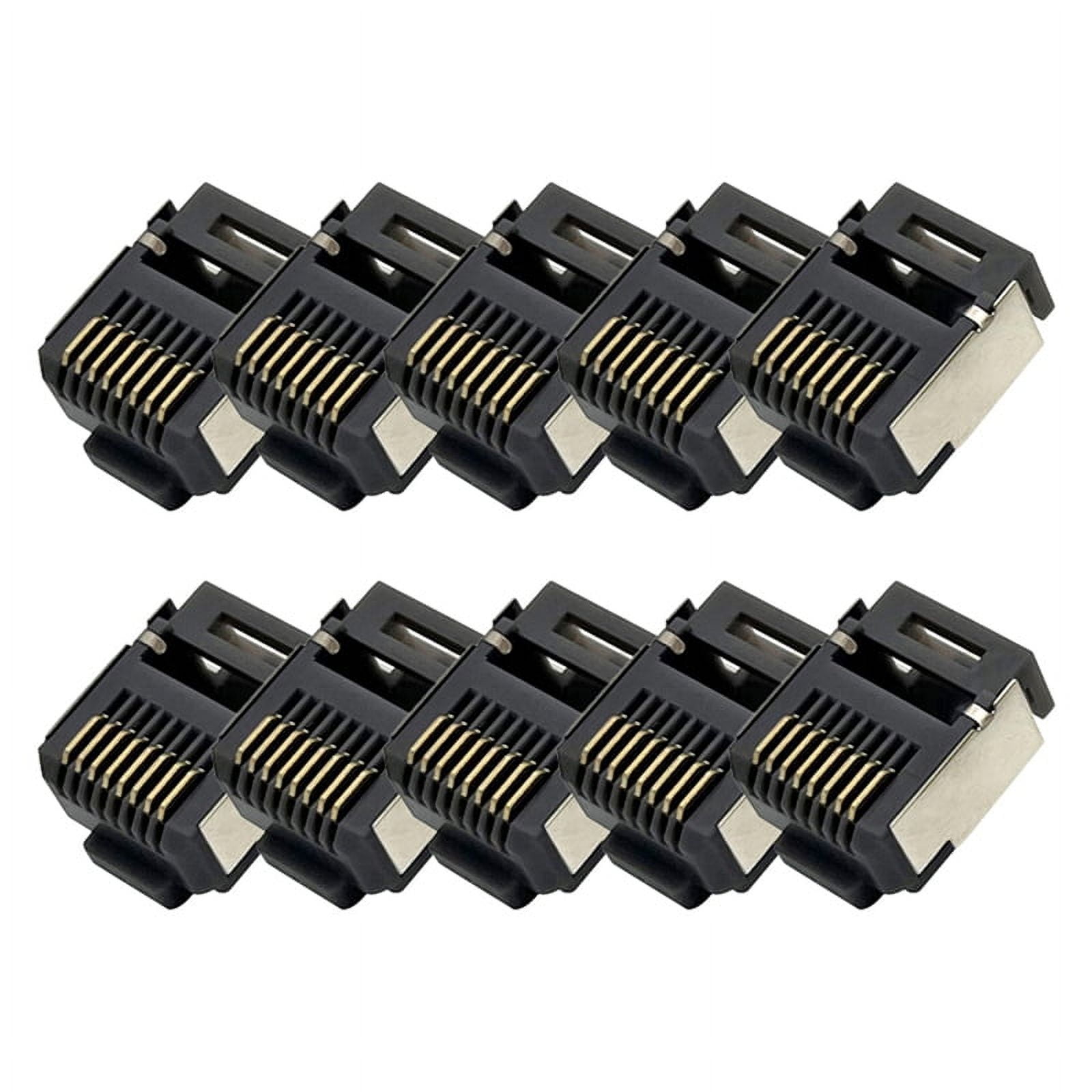 10PCS RJ45 Connector Special 8P8C Short Body Modular Plug Male with ...