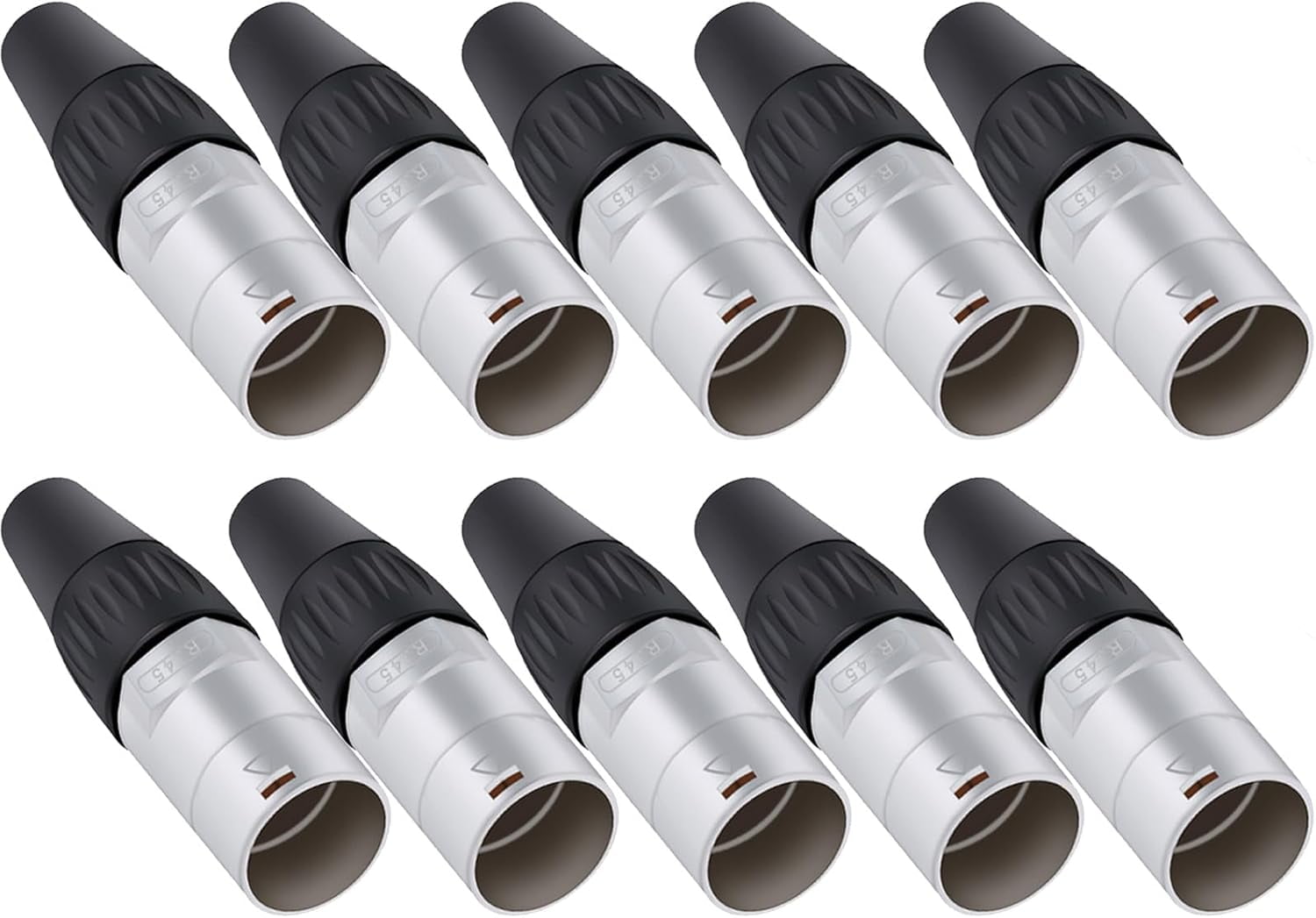 10PCS RJ45 Waterproof Ethernet Connector,Outdoor PCB Signal Panel Mount ...