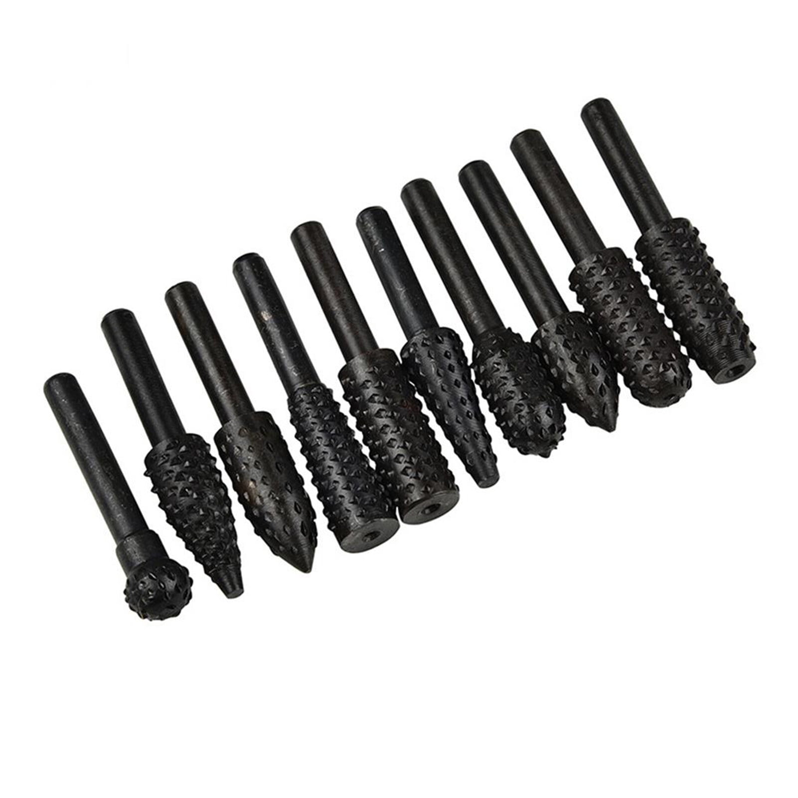 10PCS Rasp File Drill Bits Rasp Set Drill Grinder Drill Rasp For ...
