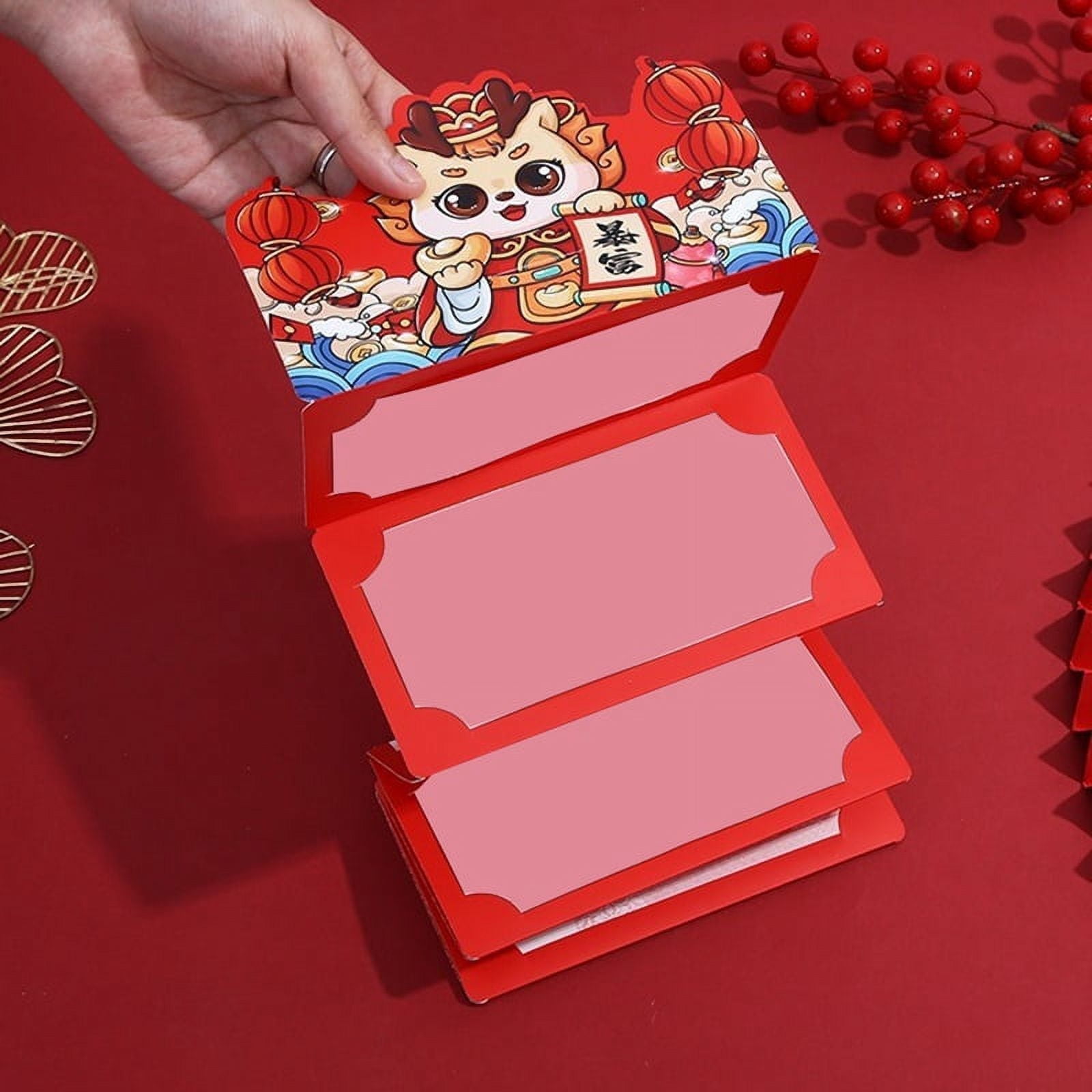10PCS Red Envelopes Chinese New Year Red Chinese Envelopes for Money ...