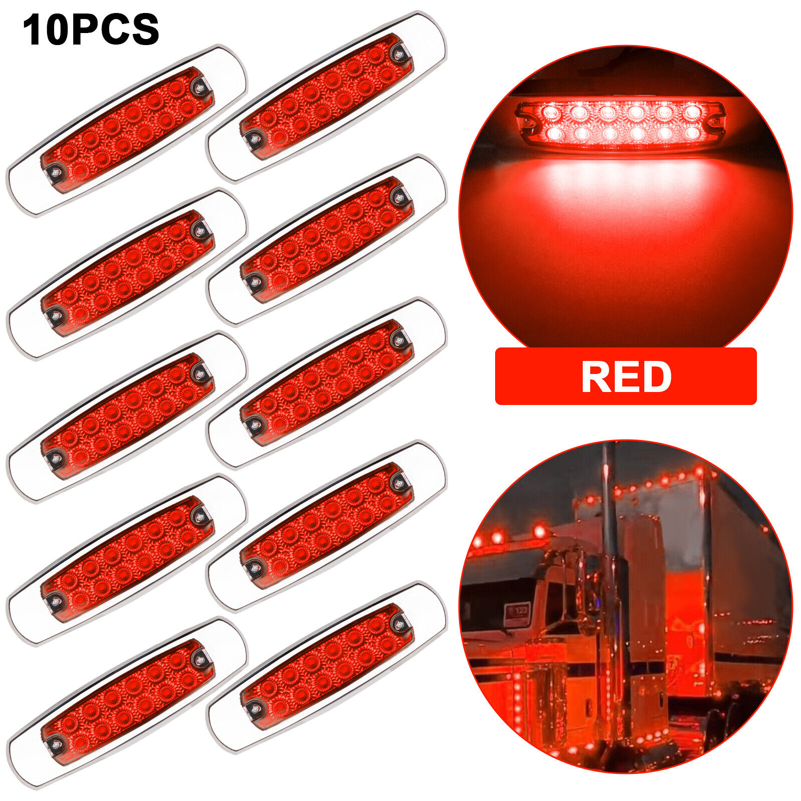 Peterson Manufacturing V154R Clearance/Side Marker Light - Red ...