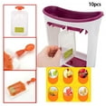 10PCS Resealable Fresh Squeezed Pouches Baby Weaning Food Puree ...