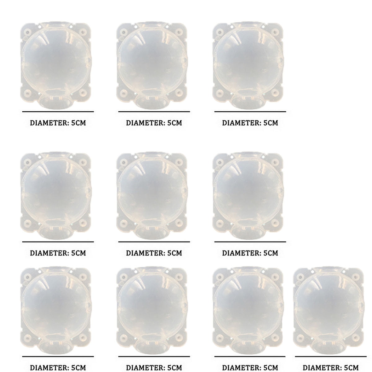 10PCS Rooting Ball Box Grafting Tool Reusable High Pressure Tree Rooter ...