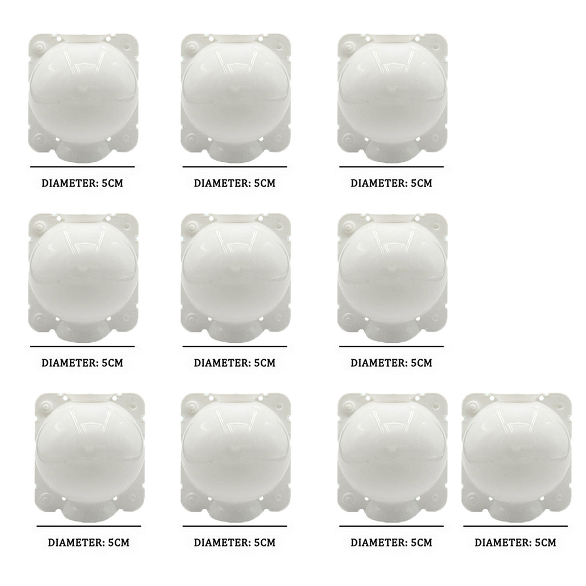 10PCS Rooting Ball Box Grafting Tool Reusable High Pressure Tree Rooter ...