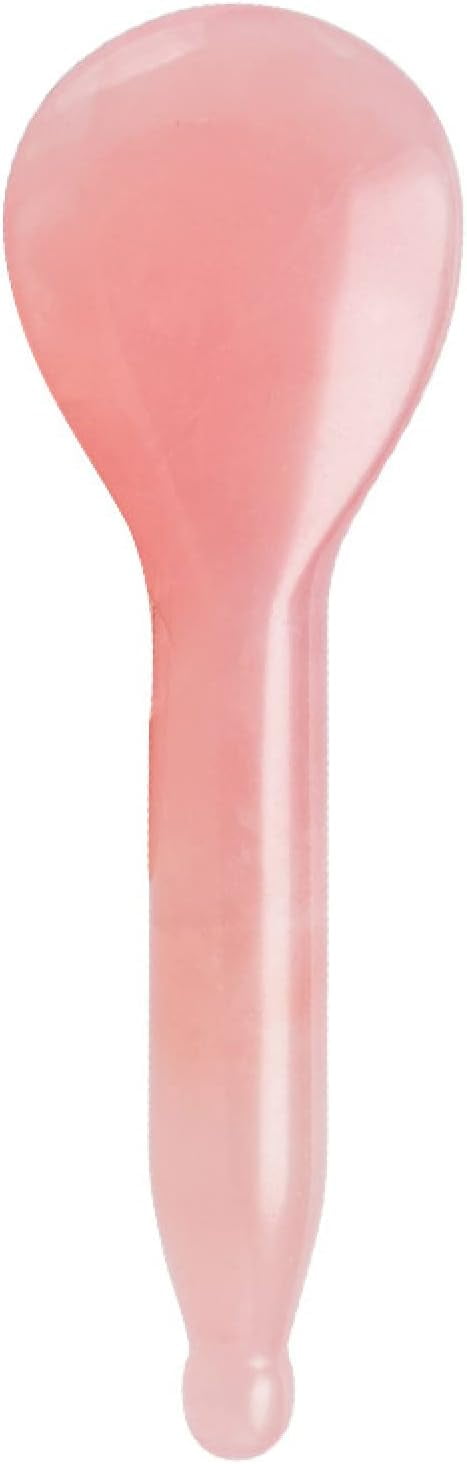 10PCS Rose Quartz Natural Jade Guasha Scraper Facial Massager Gua Sha ...