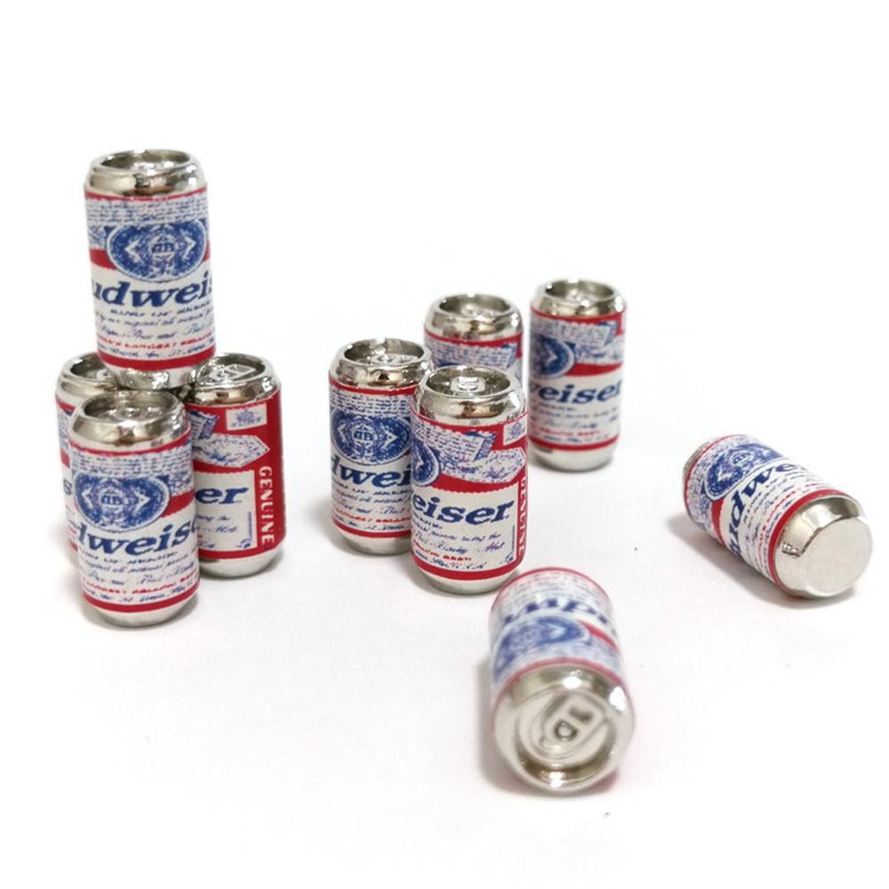 10PCS/SET 1:12 scale dollhouse furniture beer cans toys - Walmart.com