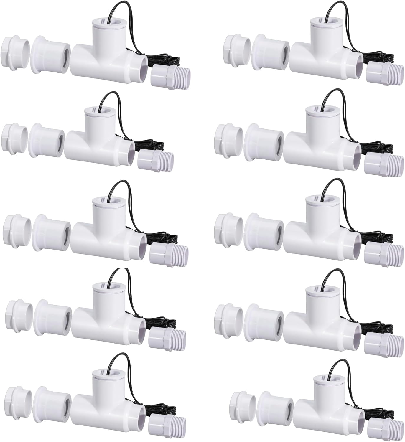 10PCS SS1 Float Switch Condensate Overflow Switch with 3/4 Inch Adaptor ...
