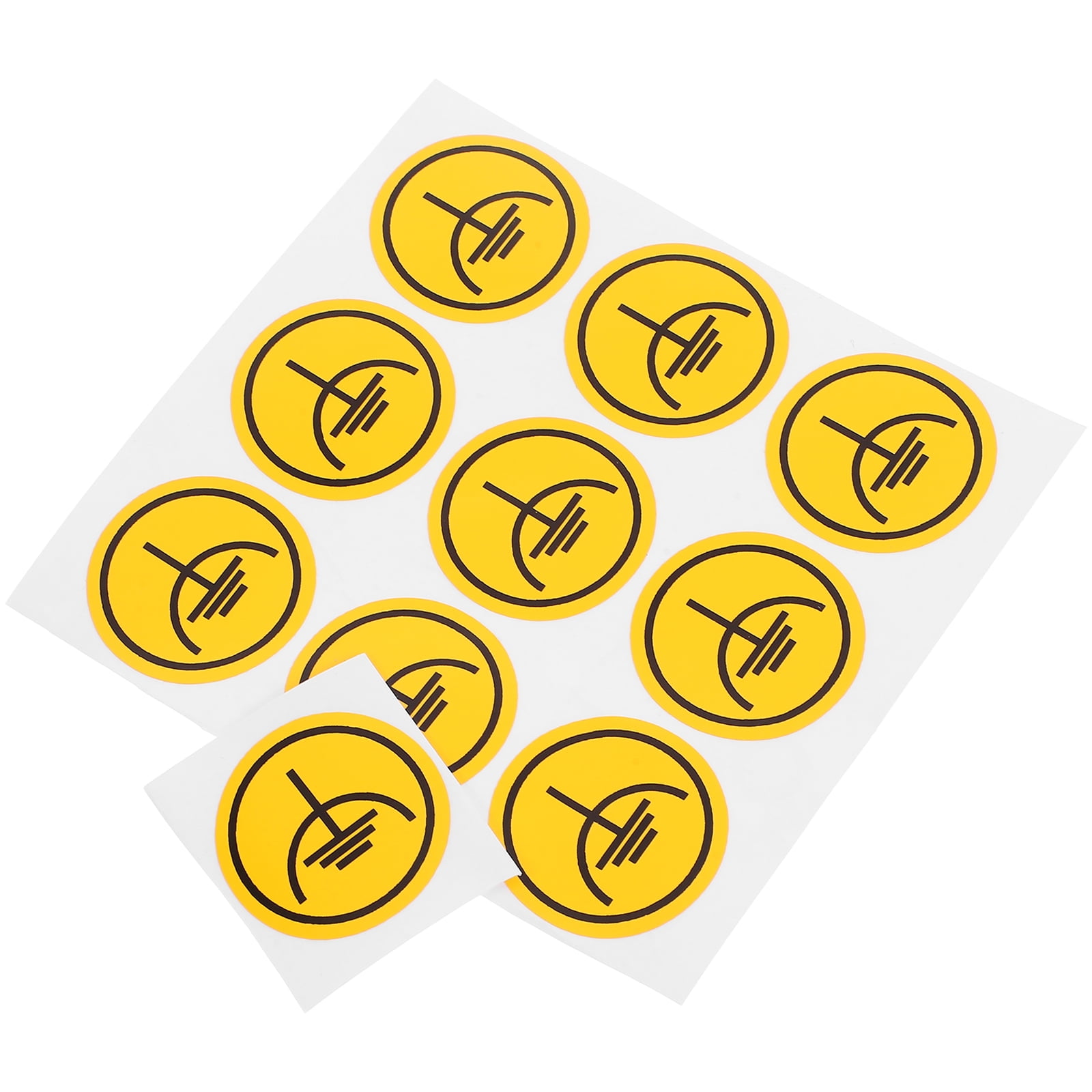 10PCS Safety Labels Stickers Warning Stickers for Electrical Machine ...