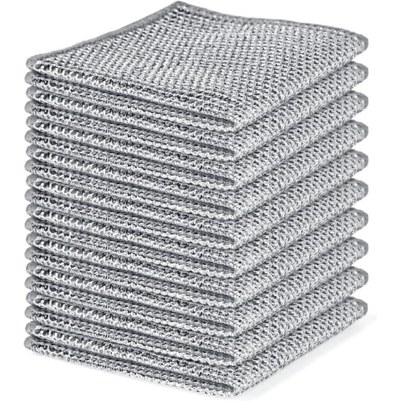 10PCS Set Non-Scratch Steel Wool Dishcloth - Multi Purpose Wire ...