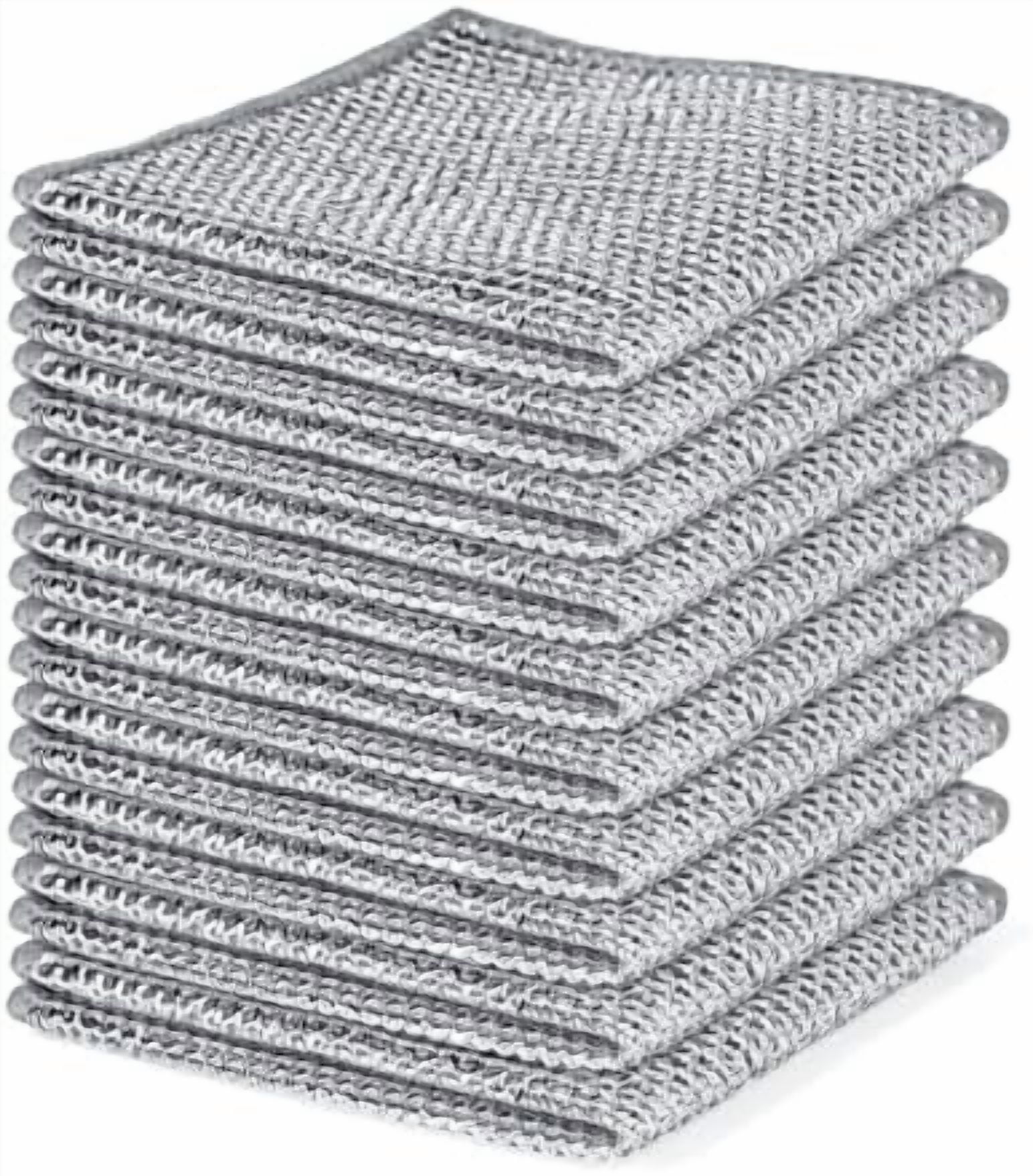 10PCS Set Non-Scratch Steel Wool Dishcloth - Multi Purpose Wire ...
