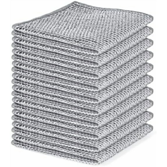 10PCS Set Non-Scratch Steel Wool Dishcloth - Multi Purpose Wire ...