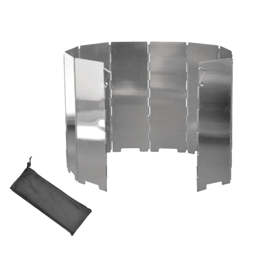 10PCS/Set Outdoor Barbecue Windshield Aluminum Windshield Barbecue ...