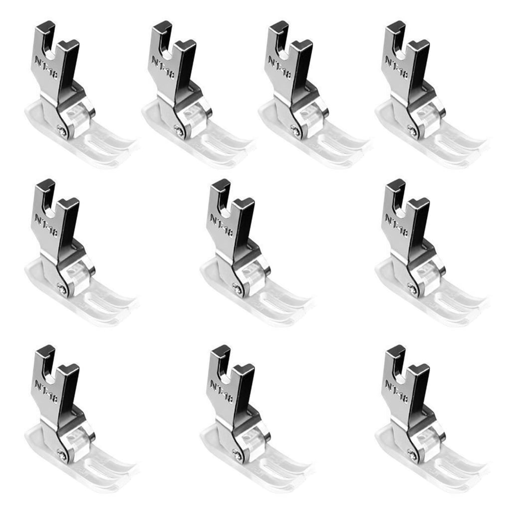 10PCS Sewing Presser Feet Clear Plastic Presser Foot for Quilting ...