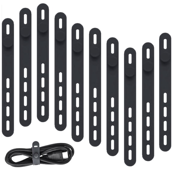 WUTYU Reusable Fastening Tape Cable Ties, Self Gripping Hook and Loop ...