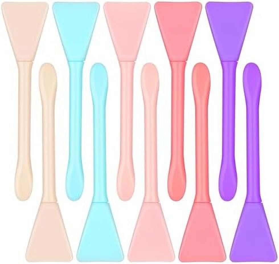 10PCS Silicone Face Mask Brush Applicator Double-Ended Soft Face Mask ...