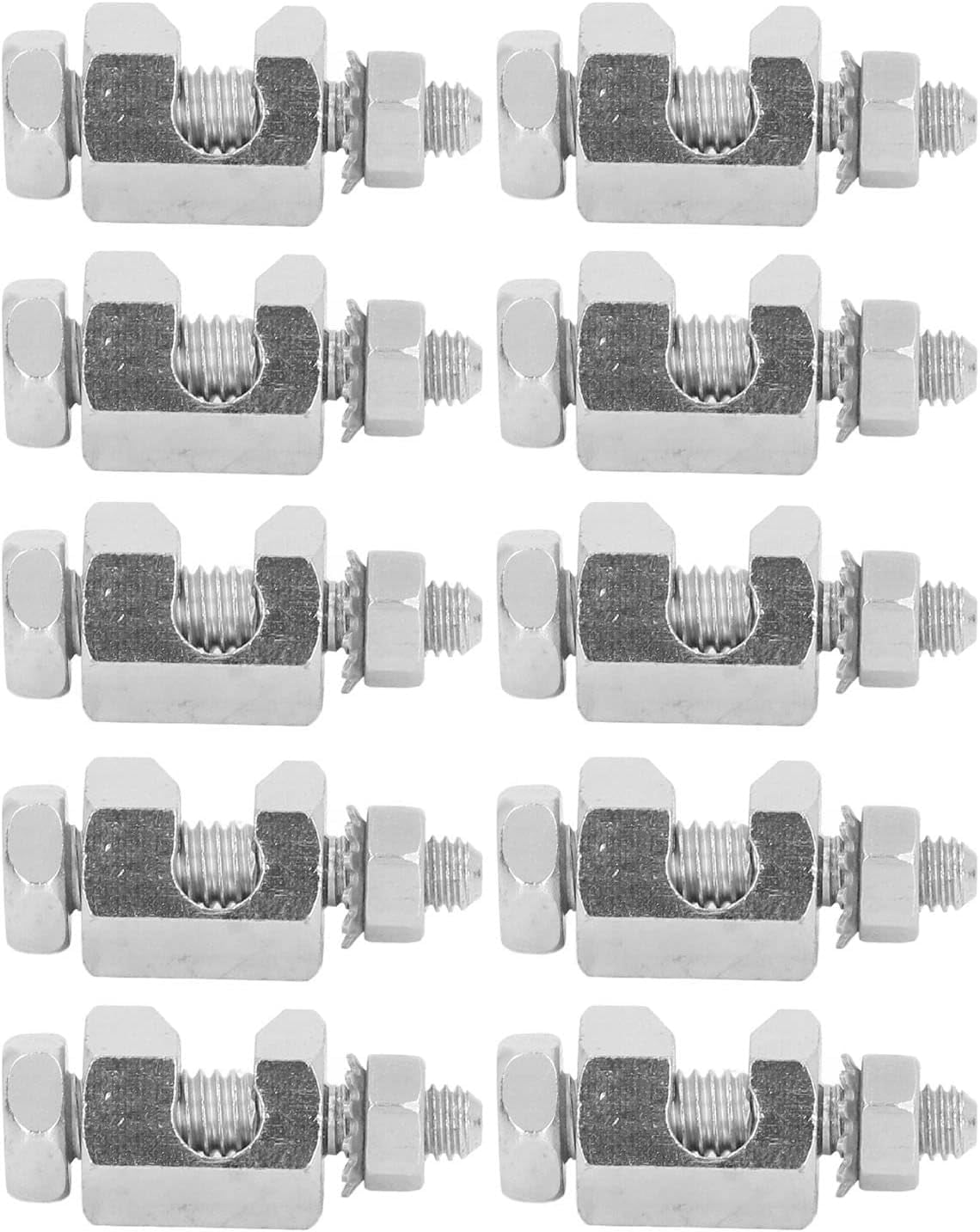 10PCS Solar Panel Photovoltaic Nut and Solar Earthing Ground Clip Cable ...