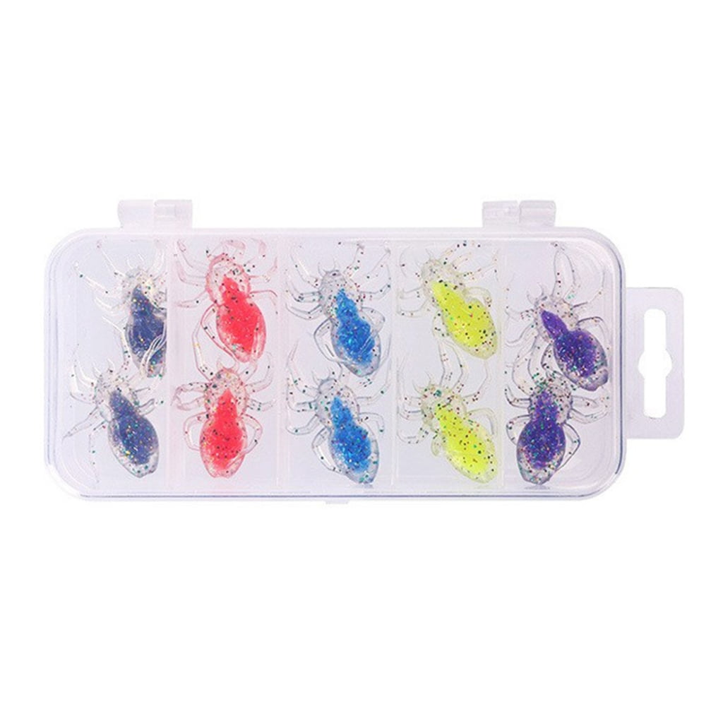 10PCS Spiders Lure Soft Lure Topwaters Swimming Lure Baits Artificial ...