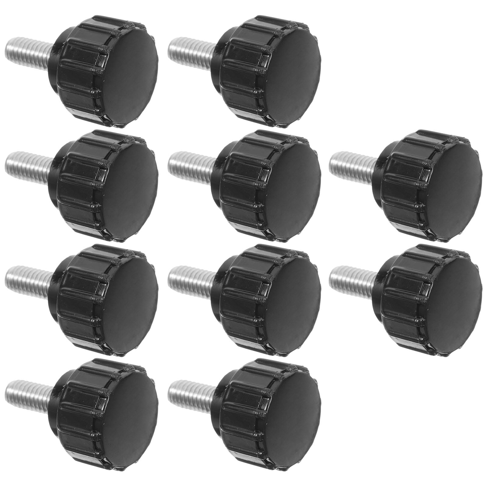 10PCS Stainless Steel Knurled Thumb Screws Plastic Round Head Screws ...