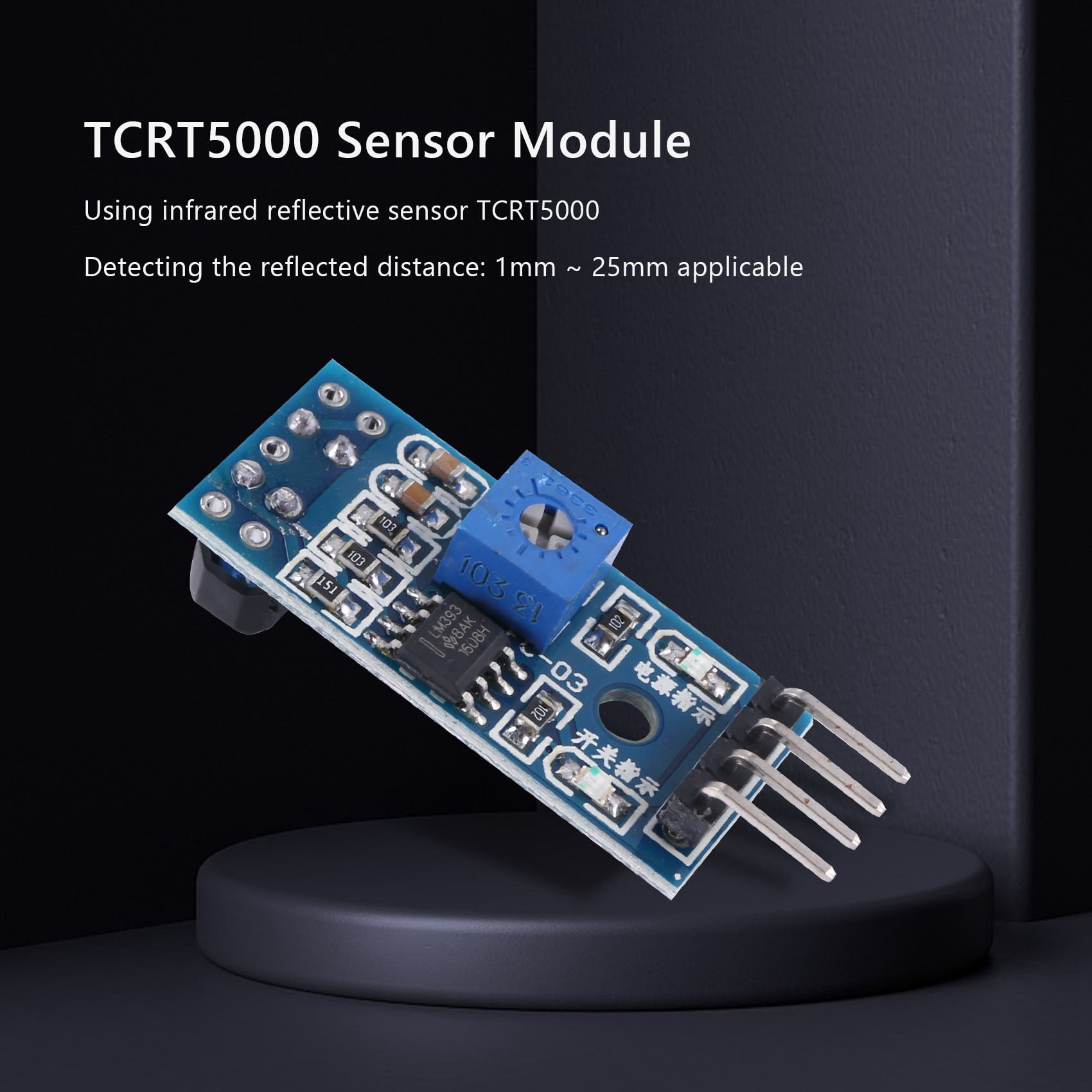 10PCS TCRT5000 Infrared Reflective Sensor Module IR Barrier Line ...