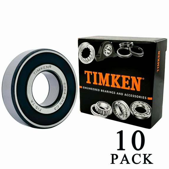 10PCS TIMKEN 6204-2RSC3 6204-2RS 20X47X14MM Double Rubber Seal Ball ...