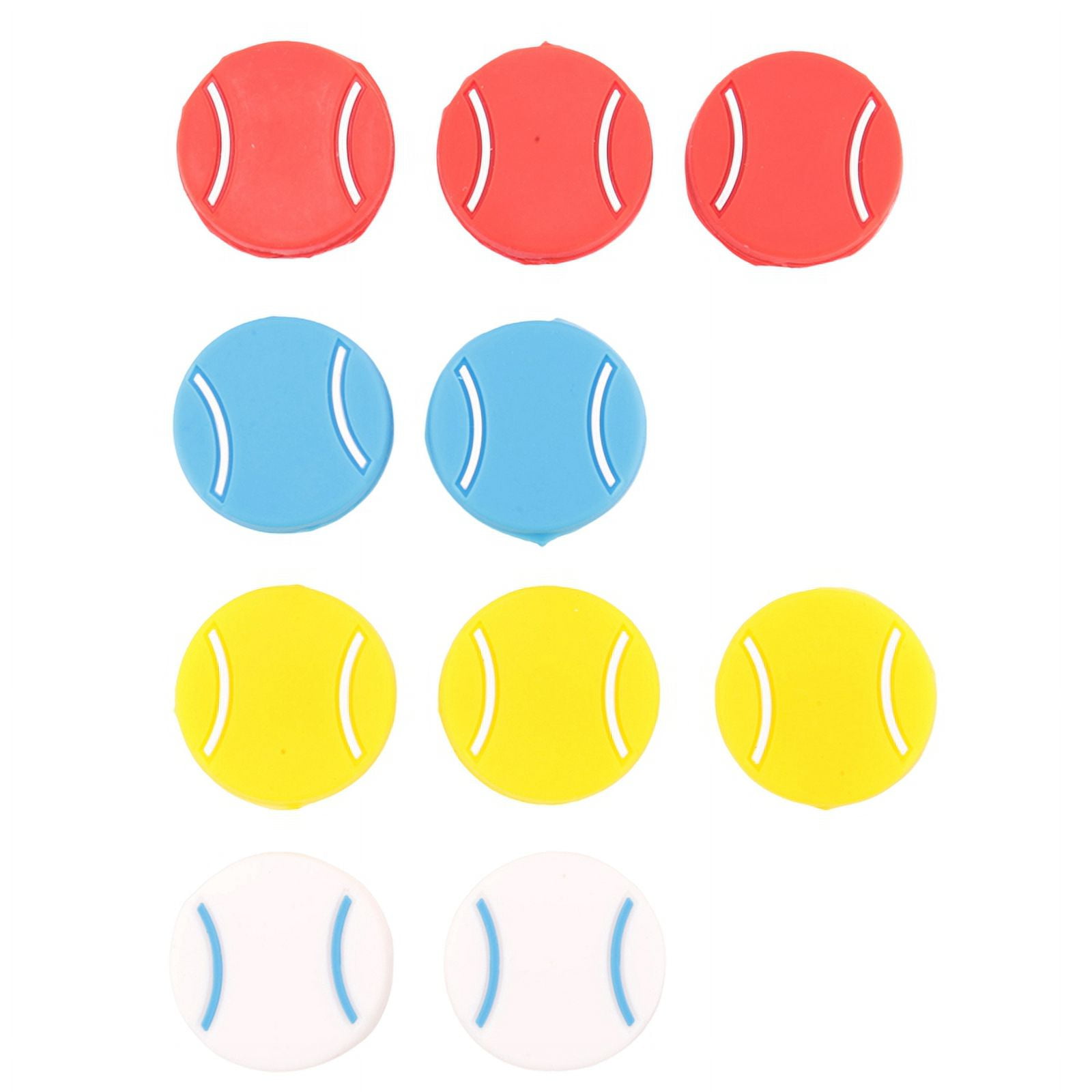 10PCS Tennis Racket Vibration Dampeners Shape Racquet Shock Absorbers ...
