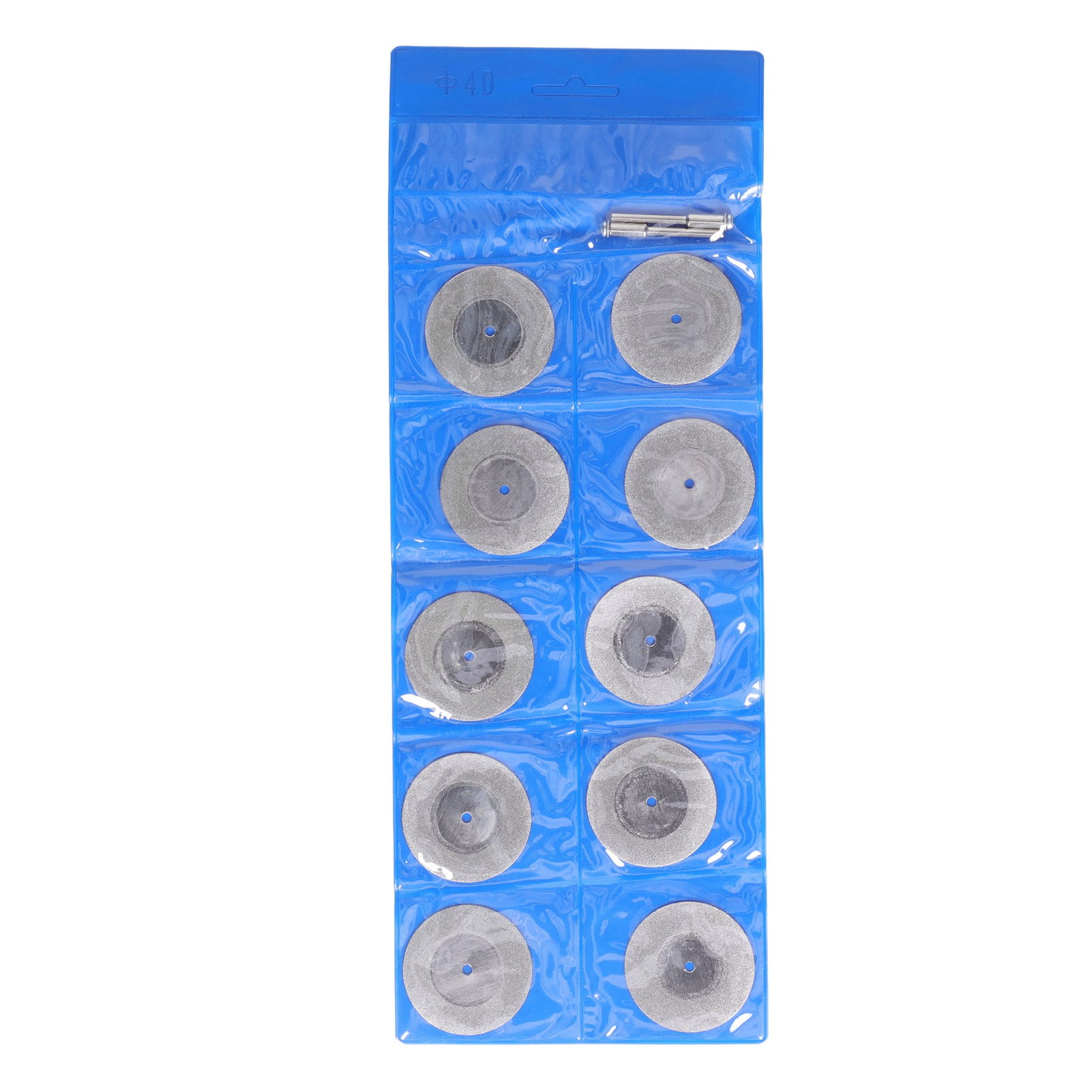 10PCS Thin Diamond Cutting Disc with Rod Round Grinding Sanding Wheel ...