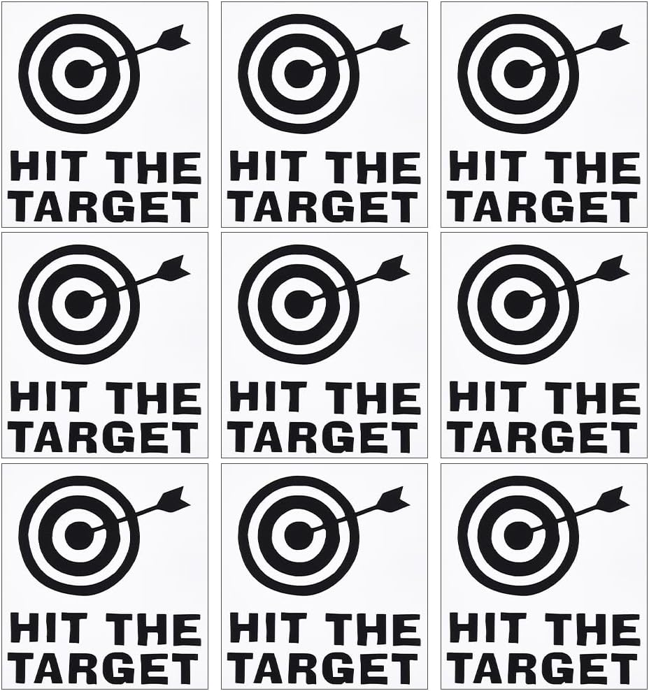 10PCS Toilet Target Aiming Stickers Hit The Target Bathroom Decals ...