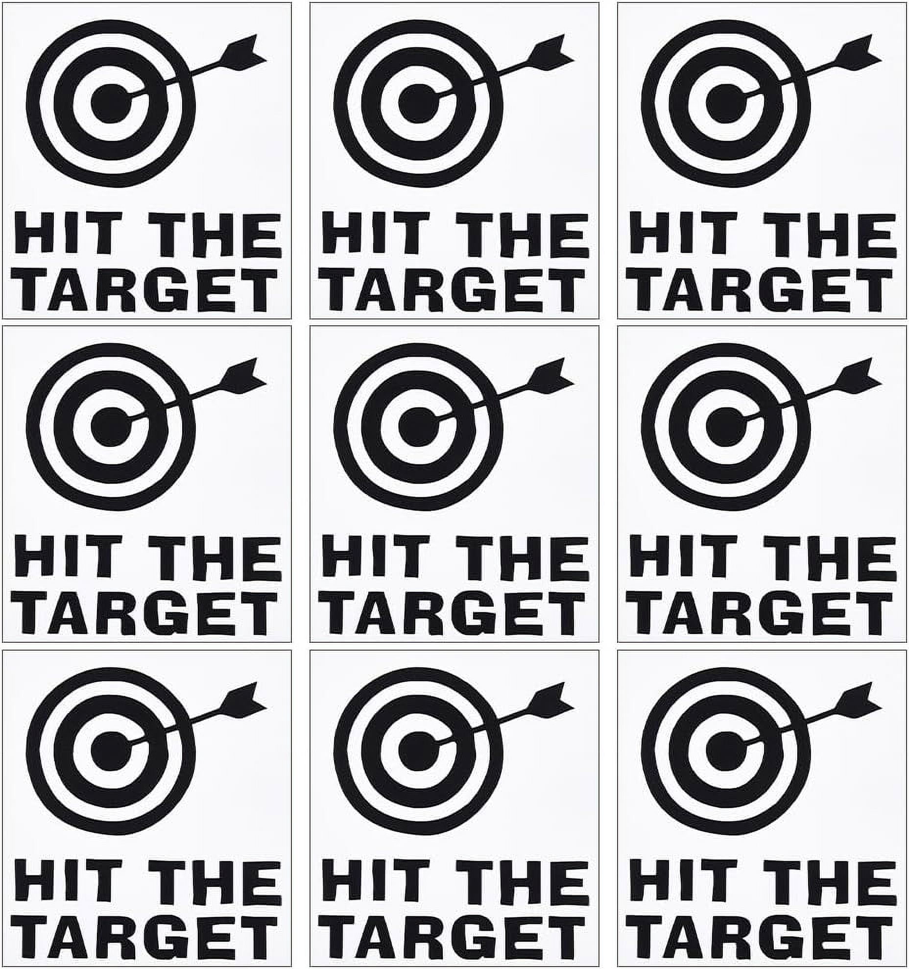 10PCS Toilet Target Aiming Stickers Hit The Target Bathroom Decals ...