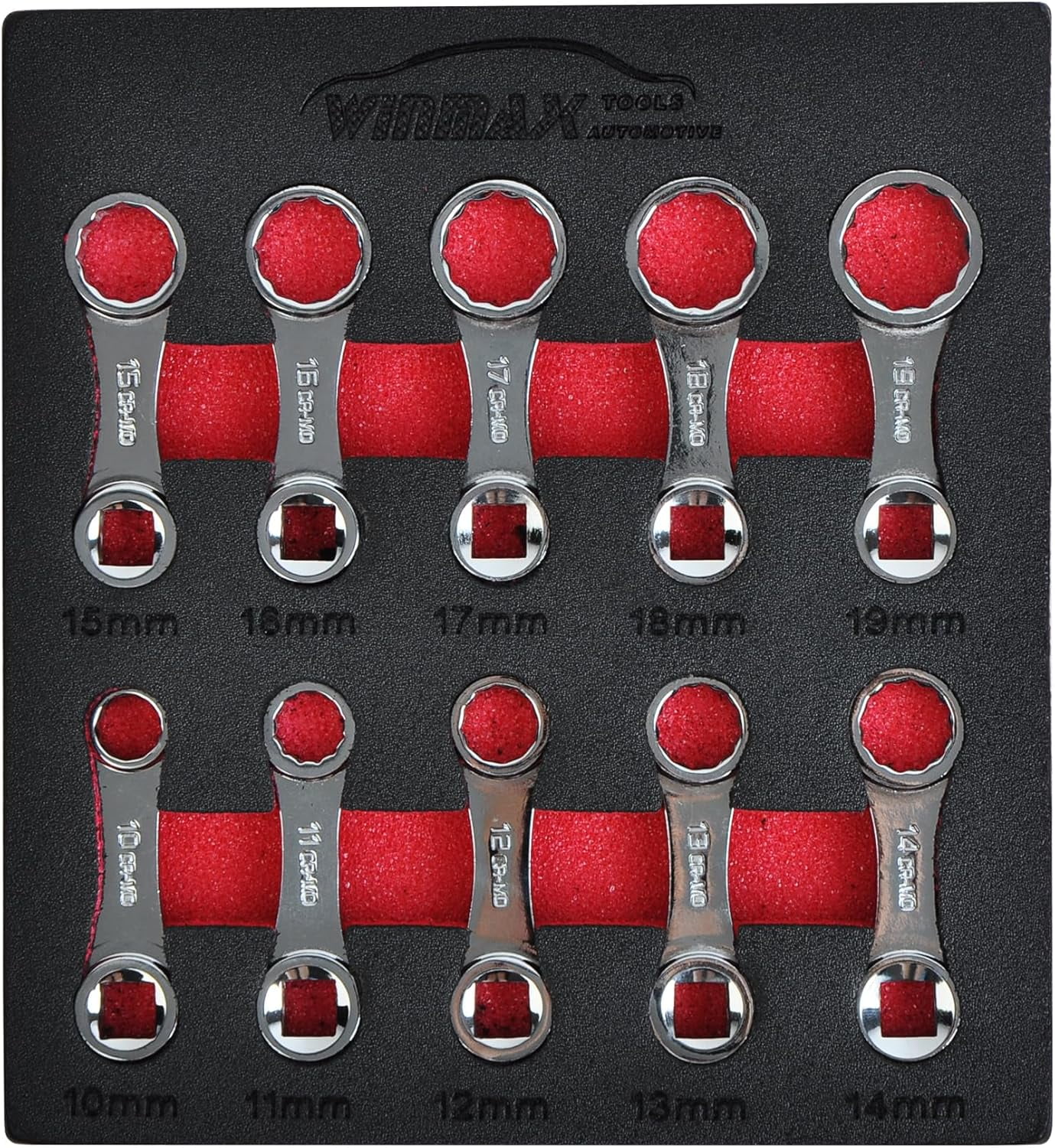 10PCS Torque Adapter Set, Metric 12 Point Box End Torque Adapter ...