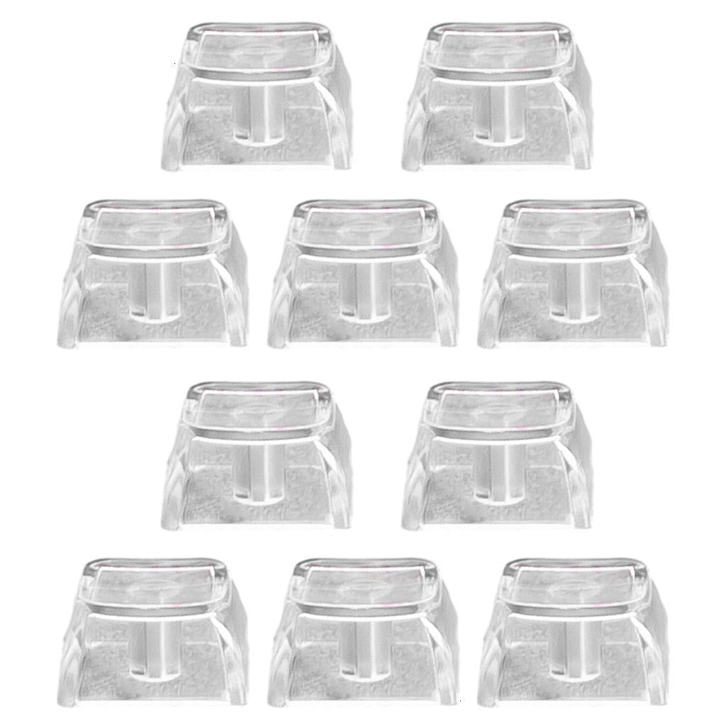 10PCS Transparent Keycaps Blank Keycap Backlit Keycap for Mechanical ...
