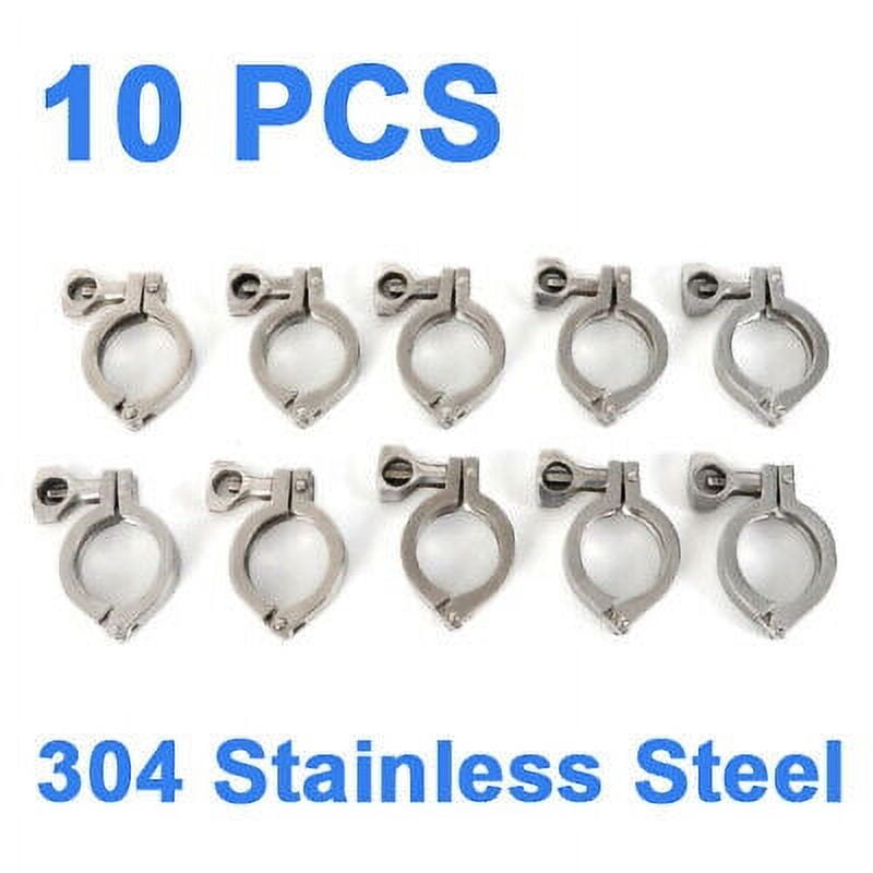 10PCS Tri-clamp Clover Ferrule 304 Stainless Steel Sanitary Fastener ...