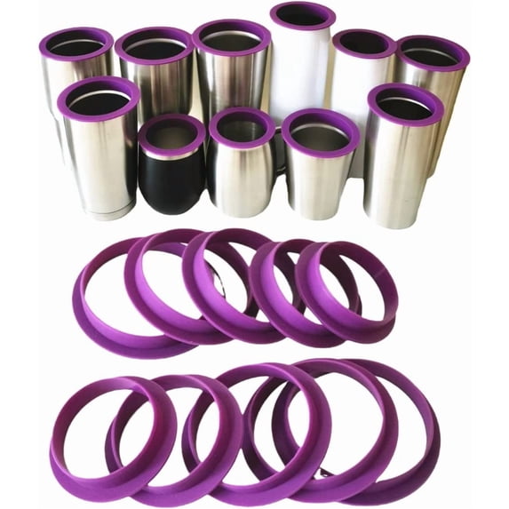 10PCS Tumbler Shields for Epoxy Tumbler, Silicone Tumbler Protector for ...