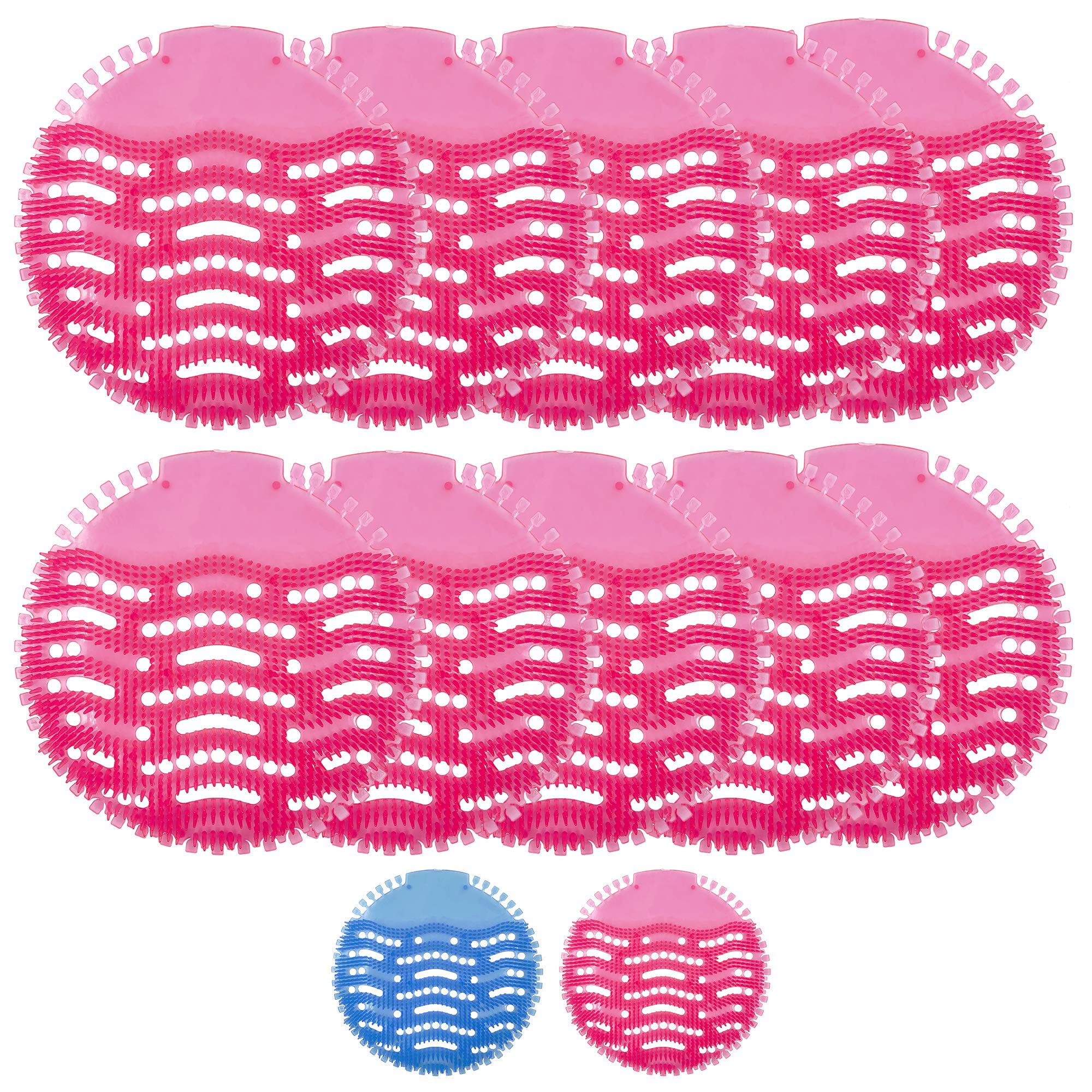 10PCS Urinal Screen Splash Mats, Scented Toilet Deodorizer and Urinal ...
