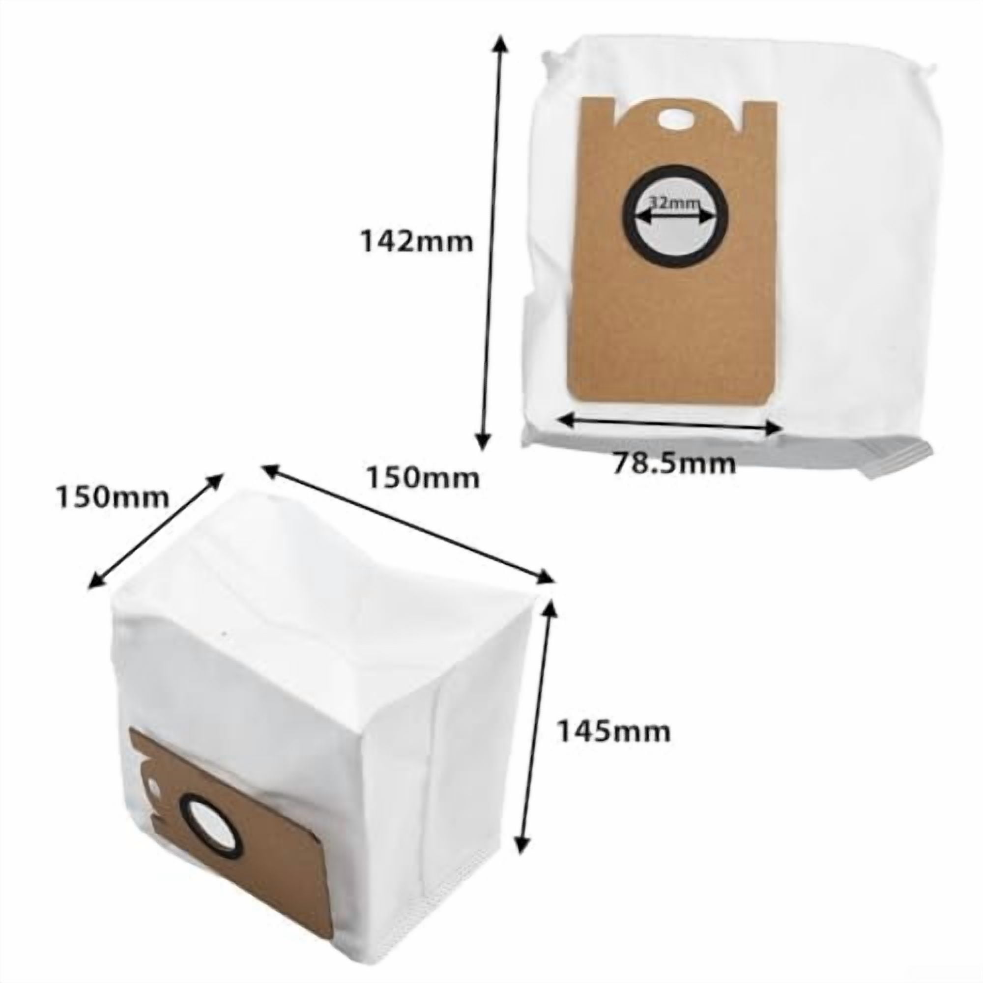 10PCS Vacuum Dust Bags Replacement, 3.5L Dust Bags for Robot Vacuum ...