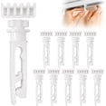 10PCS Vertical Blinds Replacement Parts - White Plastic Wand Rollers ...