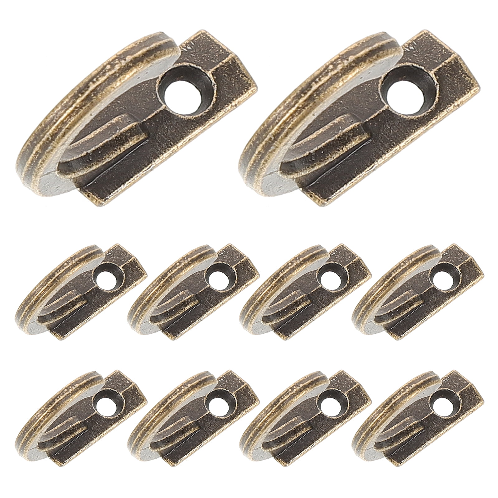 10PCS Wall Mounted Coat Hooks Style Heavy Duty Hook Hanger DIY Hanging ...